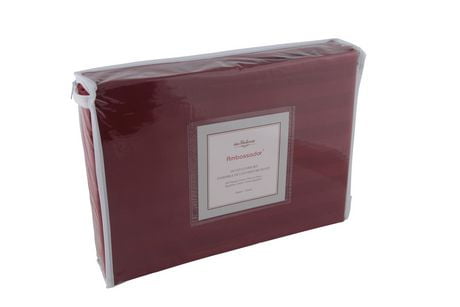 Click here for Ambassador 300 Tc Damask Stripe Duvet Cover Set Re... prices