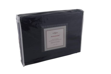Click here for Ambassador 300 Tc Damask Stripe Duvet Cover Set Bl... prices