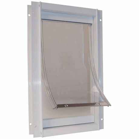 Click here for Ideal Pet Products Deluxe Aluminum Pet Door White... prices