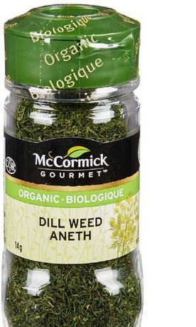McCormick Gourmet, Organic Dill Weed, 14g | Walmart Canada