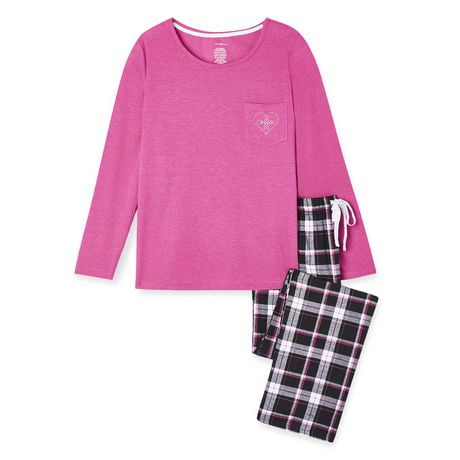 George Women's Flannel Pajama Pants Set | Walmart Canada