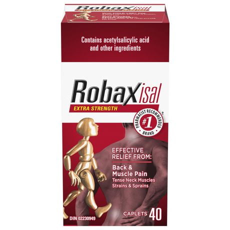 Robaxisal Extra Strength - 40 Caplets, 40 Caplets - Walmart.ca