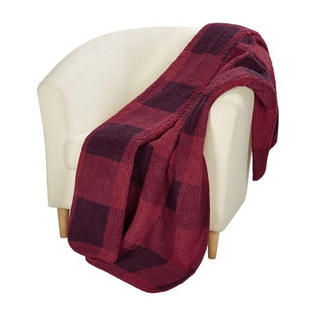 hometrends Reversible Sherpa Throw - Walmart.ca