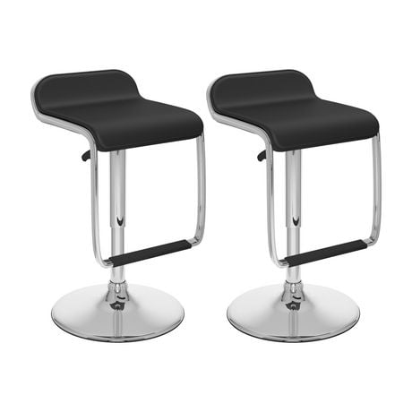 Click here for Corliving Leatherette Adjustable Barstool With Foo... prices
