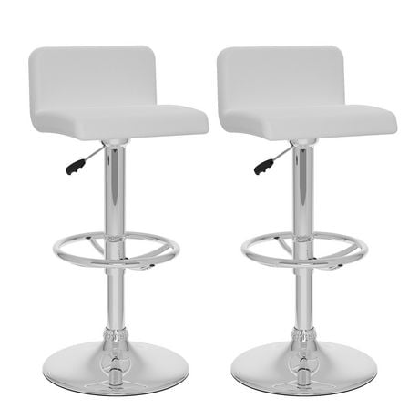 Click here for Corliving Low Back Adjustable Barstool In Leathere... prices