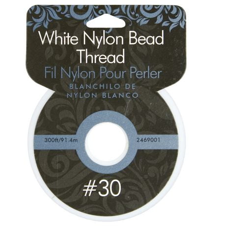 Cousin White Nylon Bead Thread | Walmart Canada