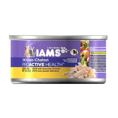 Iams® Proactive Health™ Kitten Premium Pate with Gourmet Chicken ...