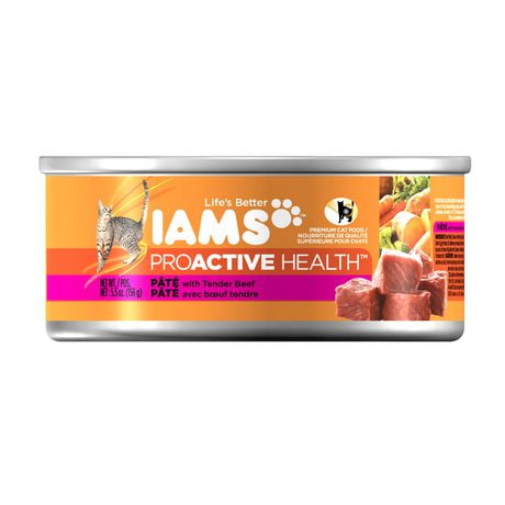Iams® Proactive Health™ Adult Premium Pate with Tender Beef | Walmart ...