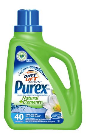 Purex Natural Elements Dirt Lift Action Linen & Lilies, 1.89L / 40 ...
