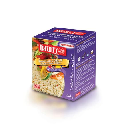 Dainty Foods Roasted Garlic and Olive Oil Cooked Rice | Walmart Canada
