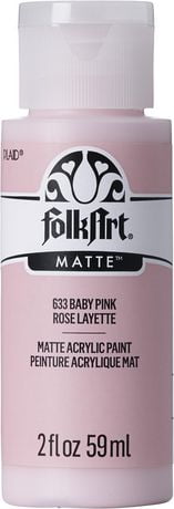 Folkart Acrylic Craft Paint 2 oz Baby Pink | Walmart Canada