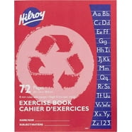 Hilroy Recycled Exercise Books, 72 Pages, 1/2 Plain, 1/2 Interlined, 9 ...