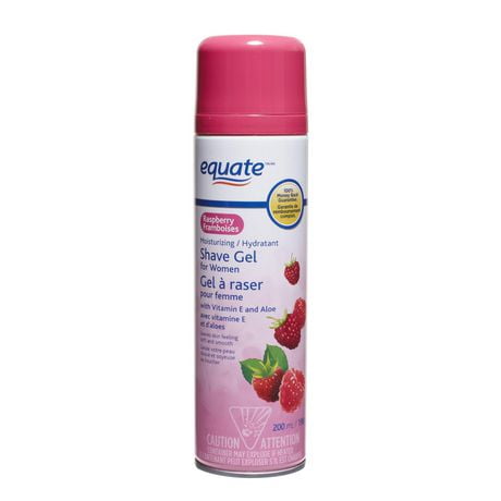 Equate Women's Raspberry Moisturizing Shave Gel | Walmart Canada