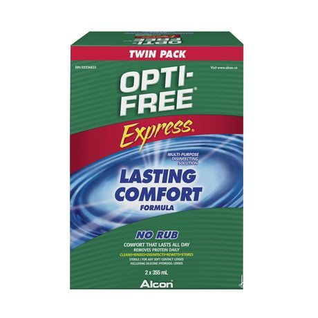 OPTI-FREE® Express Multi-Purpose Disinfecting Solution, Twin Pack 2 x ...