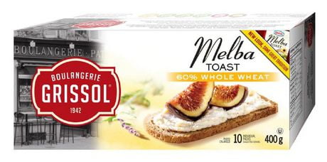 Boulangerie Grissol Whole Wheat Melba Toast - Walmart.ca