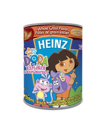 Heinz Nick Jr© Dora The Explorer© Whole Grain Pasta - Pasta Shapes in ...