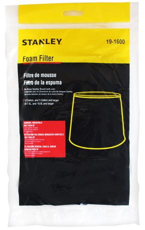Stanley Foam Filter, Fits these Stanley brand tank sizes: 1-2 Gallons ...