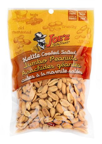 Joe's Tasty Travels Kettle Cooked Salted Jumbo Peanuts | Walmart.ca