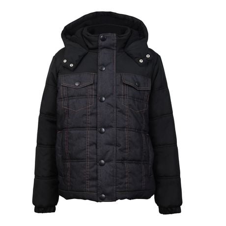 George Boys' Denim Puffer Jacket - Walmart.ca