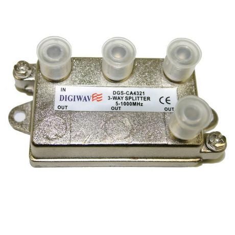 Click here for Digiwave 3-Way Splitter For 5-1000Mhz (Dgsca4321)... prices