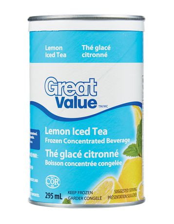 Great Value Lemon Iced Tea Frozen Concentrated Beverage | Walmart Canada