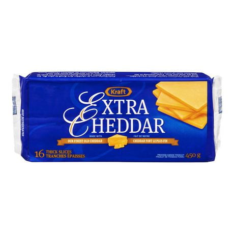 Kraft Extra Cheddar Slices - Walmart.ca