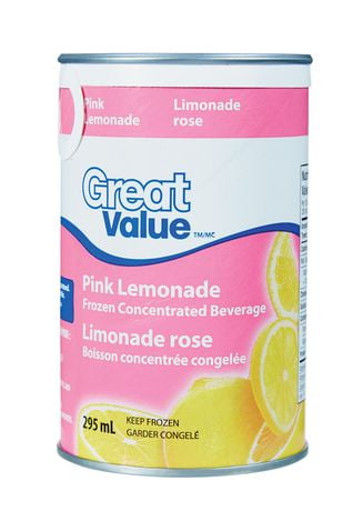 Great Value Pink Lemonade Frozen Concentrated Beverage - Walmart.ca