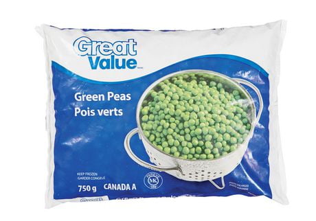Great Value Frozen Green Peas | Walmart Canada