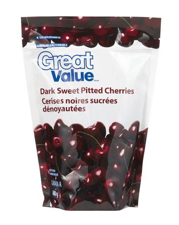 Great Value Frozen Dark Sweet Pitted Cherries | Walmart Canada