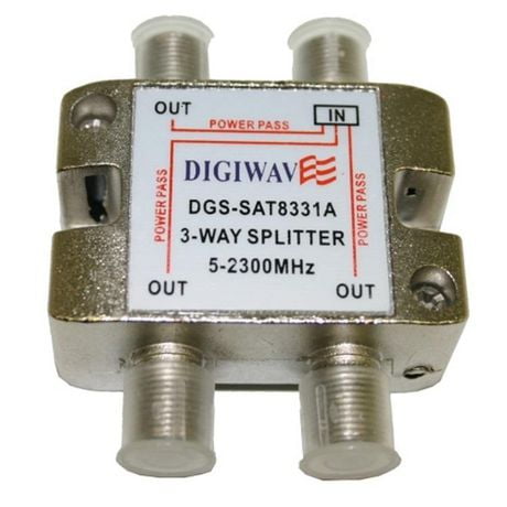 Click here for Digiwave 3-Way Splitter For 5-2400Mhz (Dgssat8331a... prices
