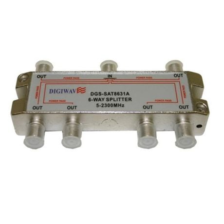 Click here for Digiwave 6-Way Splitter For 5-2400Mhz (Dgssat8631a... prices
