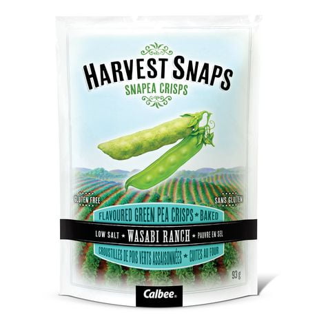 Calbee Harvest Snaps Snapea Crisps Wasabi Ranch Low Salt Gluten Free ...