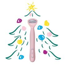 joy and glee Women's Razor Holiday Shave Care Gift Set in Pink ...