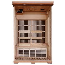 Radiant Saunas 2-Person Cedar Deluxe Infrared Sauna with 6 Carbon Heaters | Walmart Canada