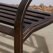 Paracelsus 4-Foot Metal Garden Bench in Black | Walmart Canada