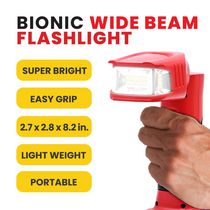 Bell + Howell Bionic Flashlight Wide Beam 650 Lumens, 24 Super Bright ...