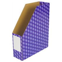 Storex Corrugated Magazine File, Dry Erase Laminated, Assorted Colors ...