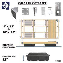 Multinautic's Floating Wood Dock Kit | Walmart Canada