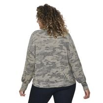 George Plus Women’s Printed Crop Hacci Top | Walmart Canada