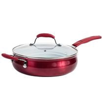 Tasty 4Qt Saute Pan Titanium Ceramic Non-Stick - Red | Walmart Canada
