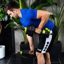 GoZone 40lb Adjustable Dumbbell/Weight Set – Black/Green | Walmart Canada