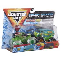 Monster Jam, Official Grave Digger Vs. Mystery Machine Color-Changing ...