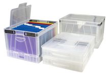 Storex Folding Storage Cube with Lid, Clear, 4-Pack | Walmart Canada