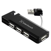blackweb 4-Port USB 2.0 High Speed Hub (Rich Black) | Walmart Canada