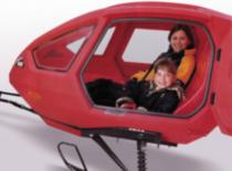Equinox Snowcoach Boggan Red with Exterior Storage Rack | Walmart Canada