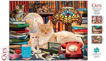 Buffalo Games - Cats Series - Academic Cats - 750 Piece Jigsaw Puzzle ...
