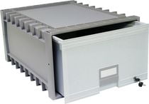Storex Archive Storage Box+Lock / Legal Size, 24"-Inch Depth / Grey ...
