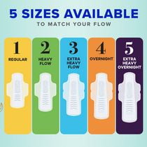 Always Pure Cotton with FlexFoam Pads Heavy Flow Size 2 | Walmart Canada