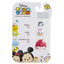 Disney Tsum Tsum 3-Pack Figures - Cheshire Cat/Daisy Duck/Figaro ...