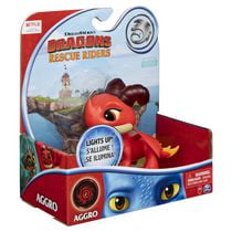 DreamWorks Dragons Rescue Riders, Aggro Dragon Action Figure with Light ...